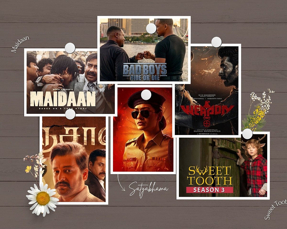 BAD BOYS | SWEET TOOTH | WEAPON | MAIDAAN... இந்த வார தியேட்டர் OTT ...