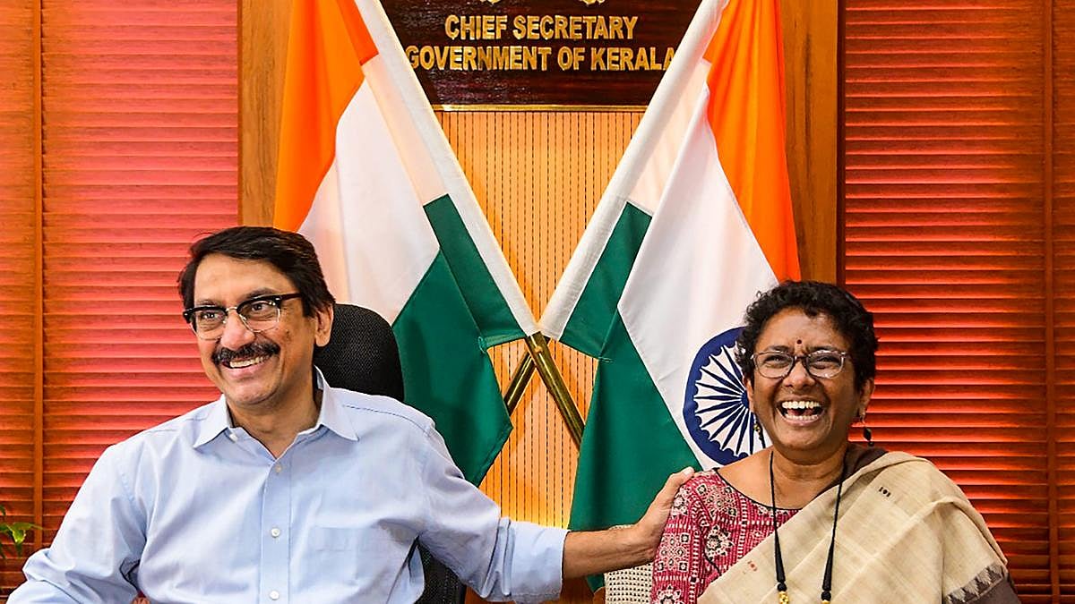 கேரளா | கணவர் ஓய்வுக்குப்பின் தலைமைச் செயலாளரான மனைவி சாரதா முரளிதரன் ...