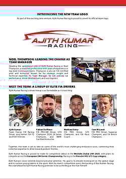 மீண்டும் கார் ரேஸில் களமிறங்கும் நடிகர் அஜித்... அறிமுகமானது ...