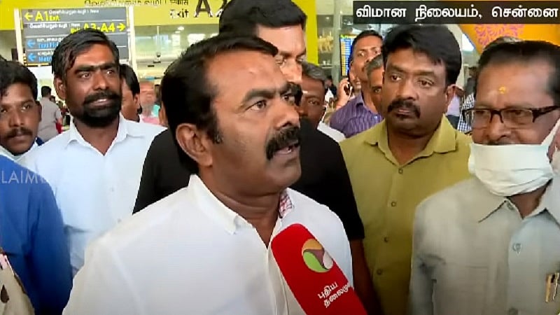 சீமான் மீண்டும் சர்ச்சைக் கருத்து.. / NTK chief Seeman's controversial comments again