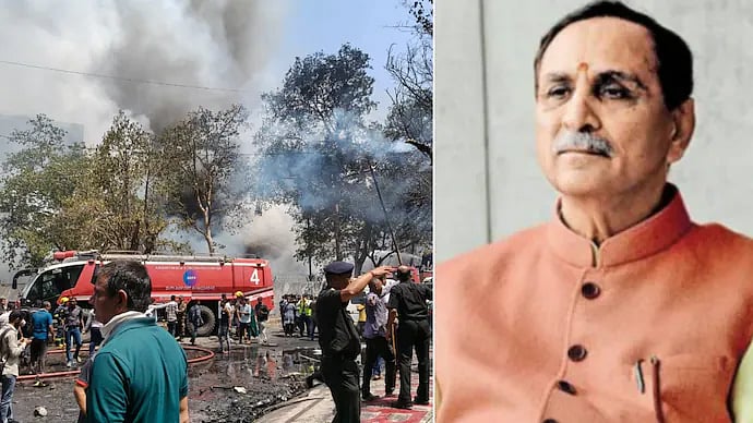 flight crashed gujarat former chief minister vijay rupani