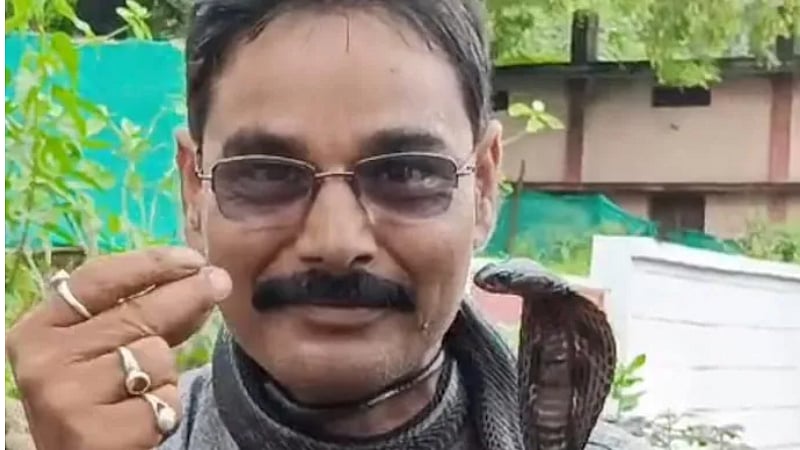 snake catcher dies after wearing snake as lord siva viral video