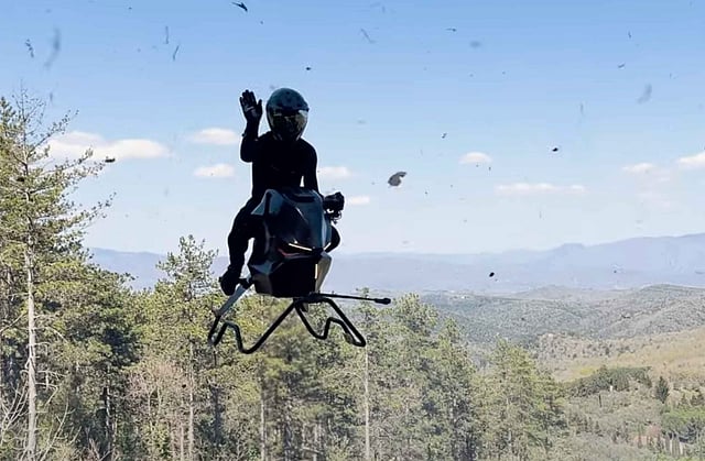 Volonaut AirBike Unveiled: Luxury Flying Motorbike Revolution