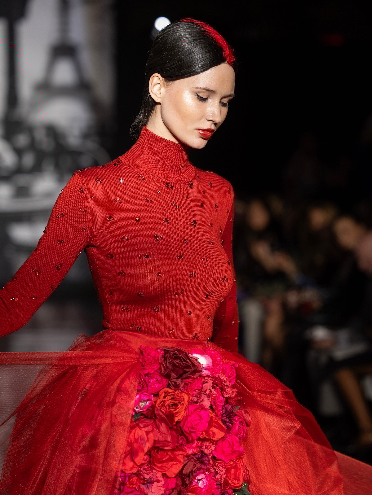Zang Toi's Touching Tribute Runway Show Bleeds Vampy Elegance
