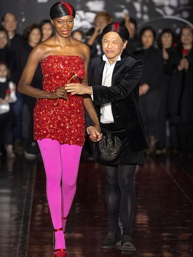 Zang Toi's Touching Tribute Runway Show Bleeds Vampy Elegance