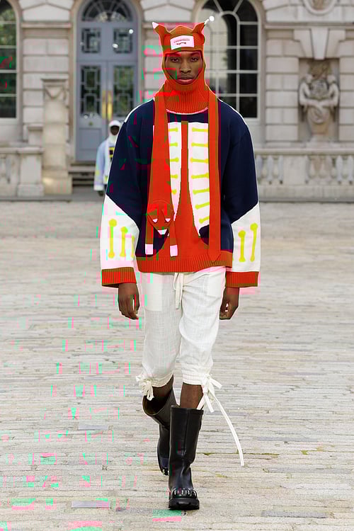 Charles Jeffrey LOVERBOY London SS25 Runway Shows Caps, Animal Hats, Boxers