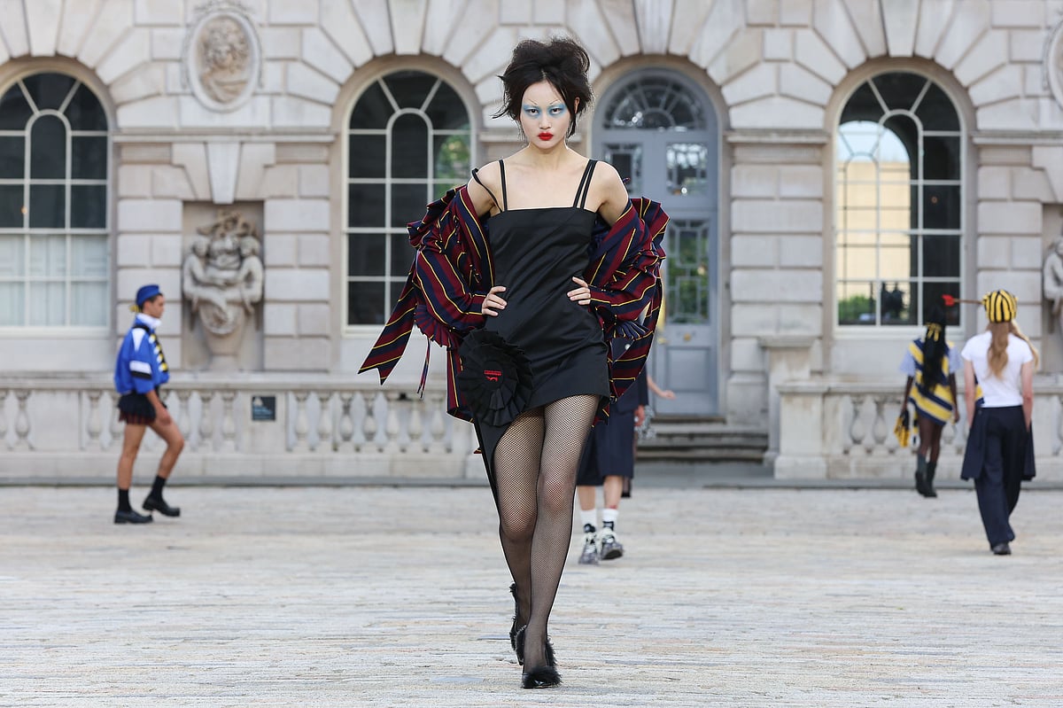 Charles Jeffrey LOVERBOY London SS25 Runway Shows Caps, Animal Hats, Boxers