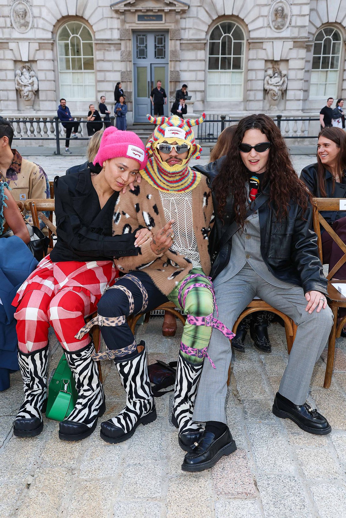 Charles Jeffrey LOVERBOY London SS25 Runway Shows Caps, Animal Hats, Boxers