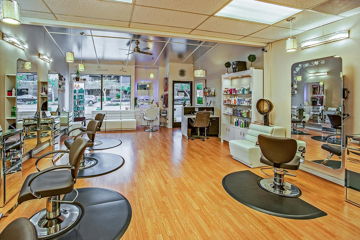 Professional hair salon store