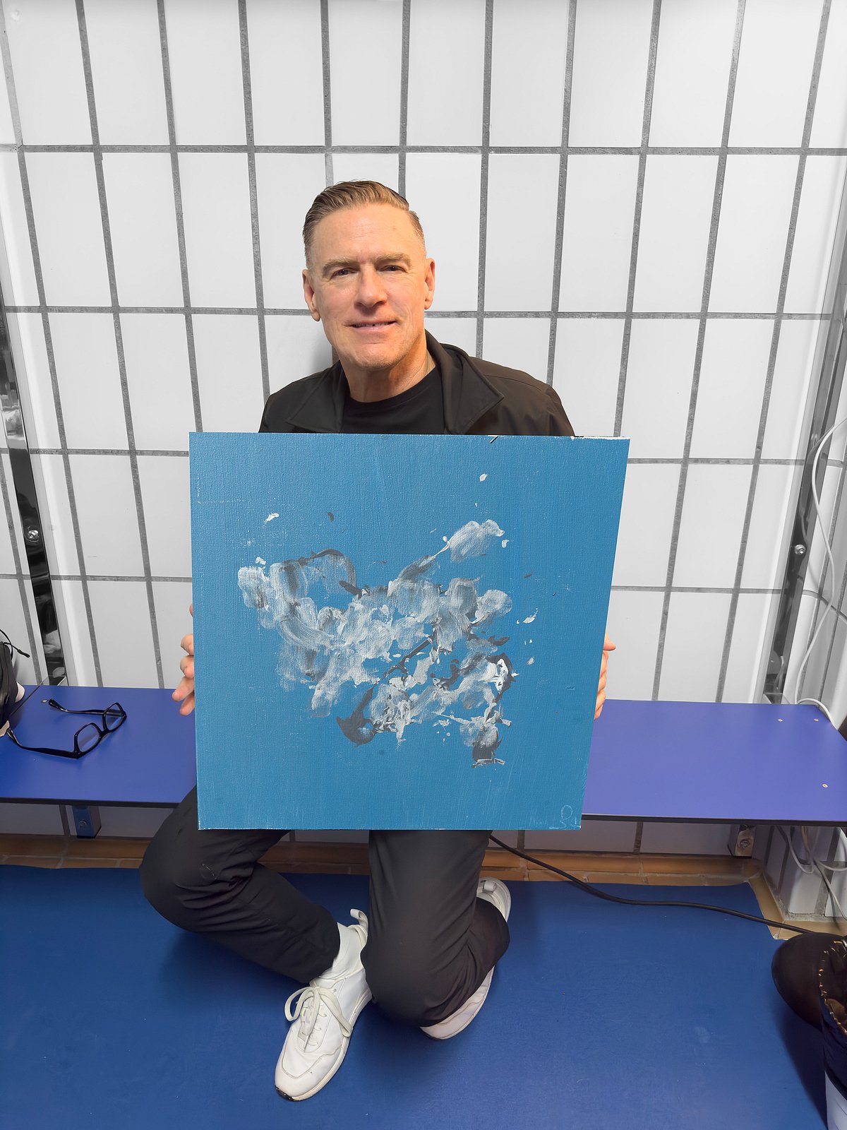Bryan Adams and Chimpanzees Debut Art Collection at Spectrum Miami