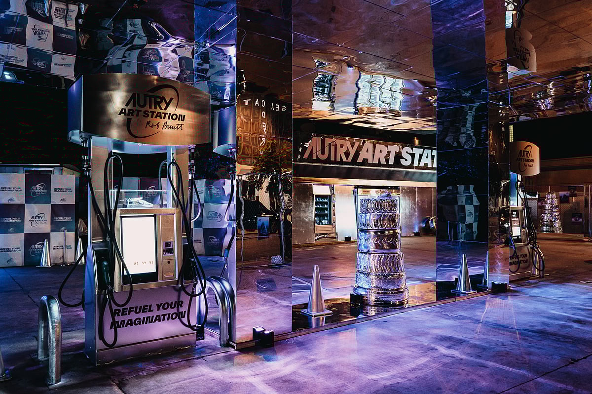 Rob Pruitt and Autry Unveil Chrome Sneakers at Art Basel Miami Beach