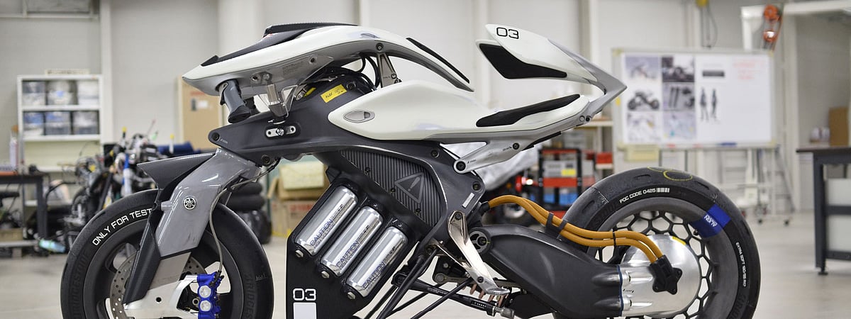 Jin-Ki Kanno, Yamaha's Motoriod AI Robot Self-Balancing Motorcycle Concept