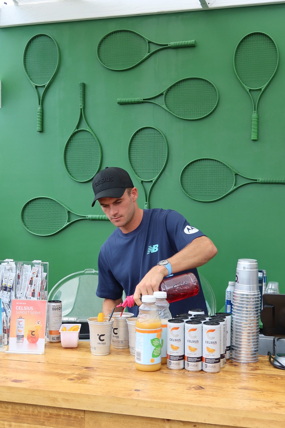 Tommy Paul Shakes Up CELSIUS Lounge at Miami Open with Surprise Appearance