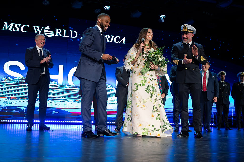 Star Power & Sea Power: Drew Barrymore Names MSC World America in Miami