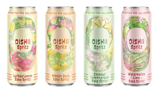 Oishii Sake Spritz: All-Natural Canned Cocktails for Summer