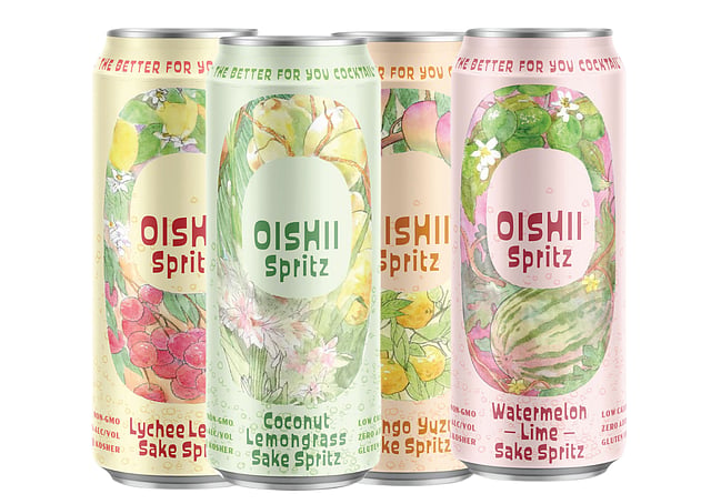 Oishii Sake Spritz: All-Natural Canned Cocktails for Summer