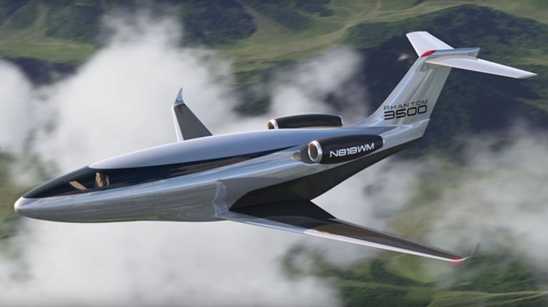 Luxury Aviation Breakthrough: Otto's Phantom 3500 Jet Sets New Standard