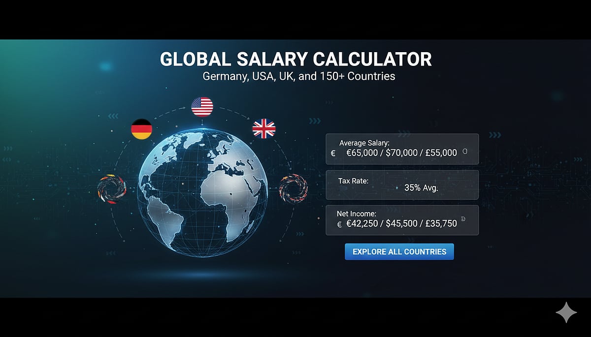 Global Salary Insights: Calculate Your Real Take-Home Pay in 150+ Countries