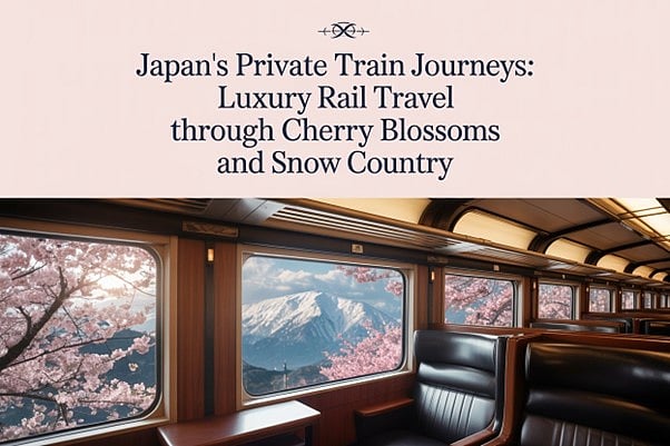 Experience Japan's Luxury Train Journeys: Cherry Blossoms to Snow Country