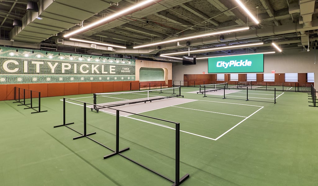 CityPickle Opens Year-Round Pickleball Hub in Times Square's Paramount ...