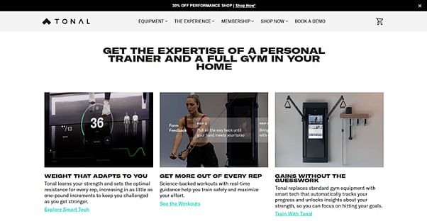 Revolutionize Home Workouts: Discover Tonal's Smart Strength Training