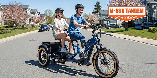Addmotor M-380 Tandem eTrike Redefines Shared Riding