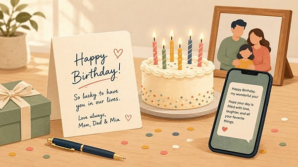 Playful Birthday Messages for More Personal Family Moments