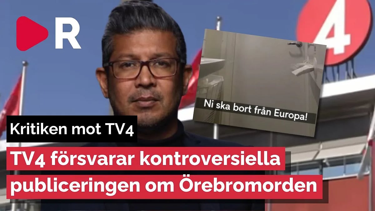 Kritikstorm mot TV4:s publicering av omtvistat ljudklipp från skolattack
