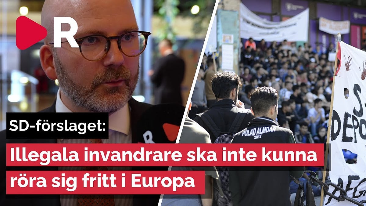 Illegala invandrare ska inte röra sig fritt i Europa – SD toppens förslag