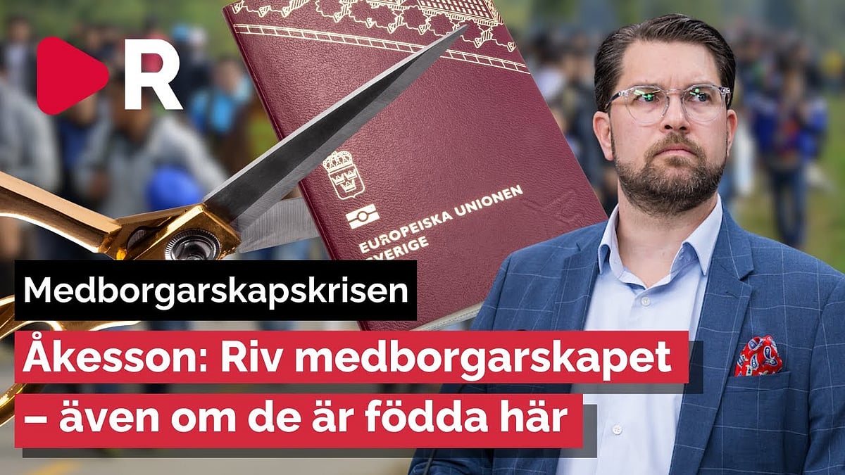 Riks Live: Jimmie Åkesson: Riv medborgarskap – även för invandrare födda i Sverige