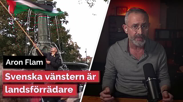 Aron Flam riktar skarp kritik mot vänstern och SVT