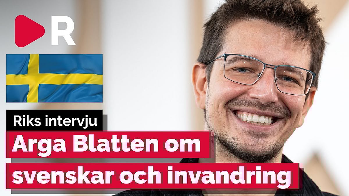 Den Arga Blatten intervjuas på Riks om invandring och Sverige