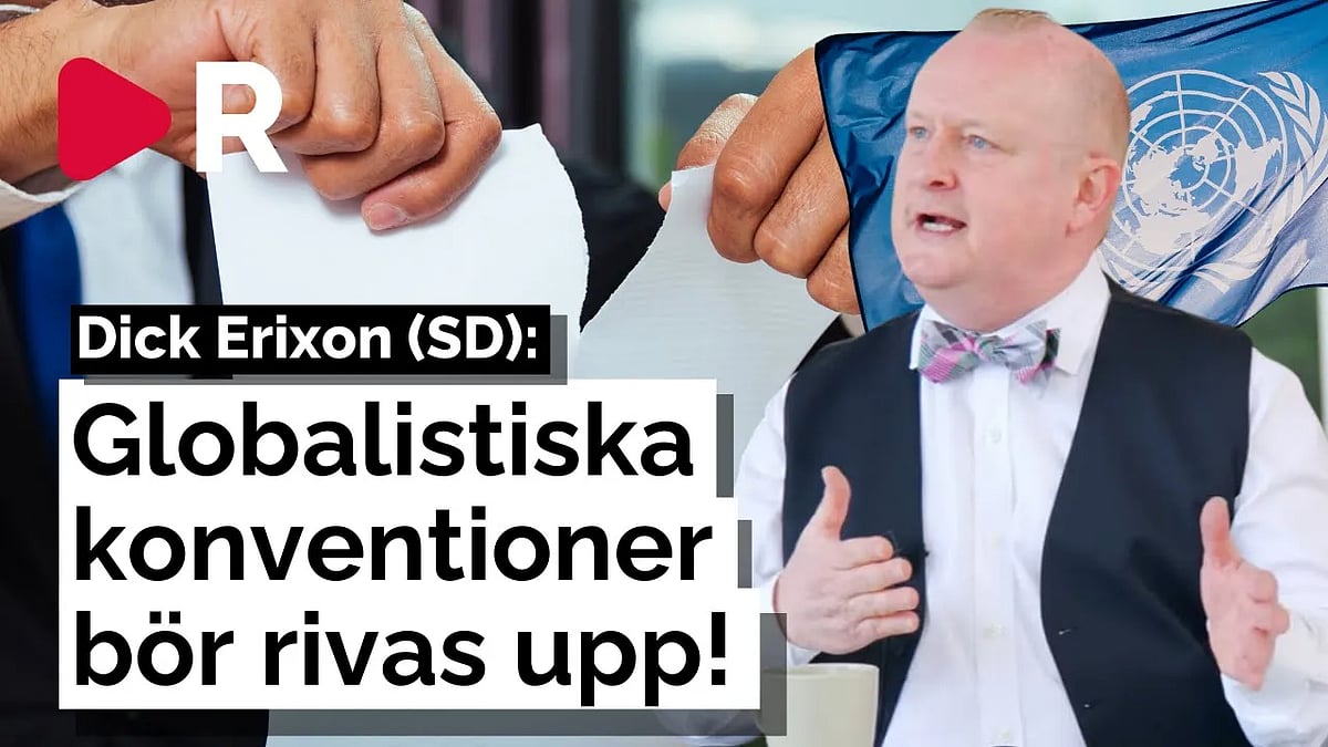 Dick Erixon (SD): Riv avtal och konventioner som låter gängen härja fritt