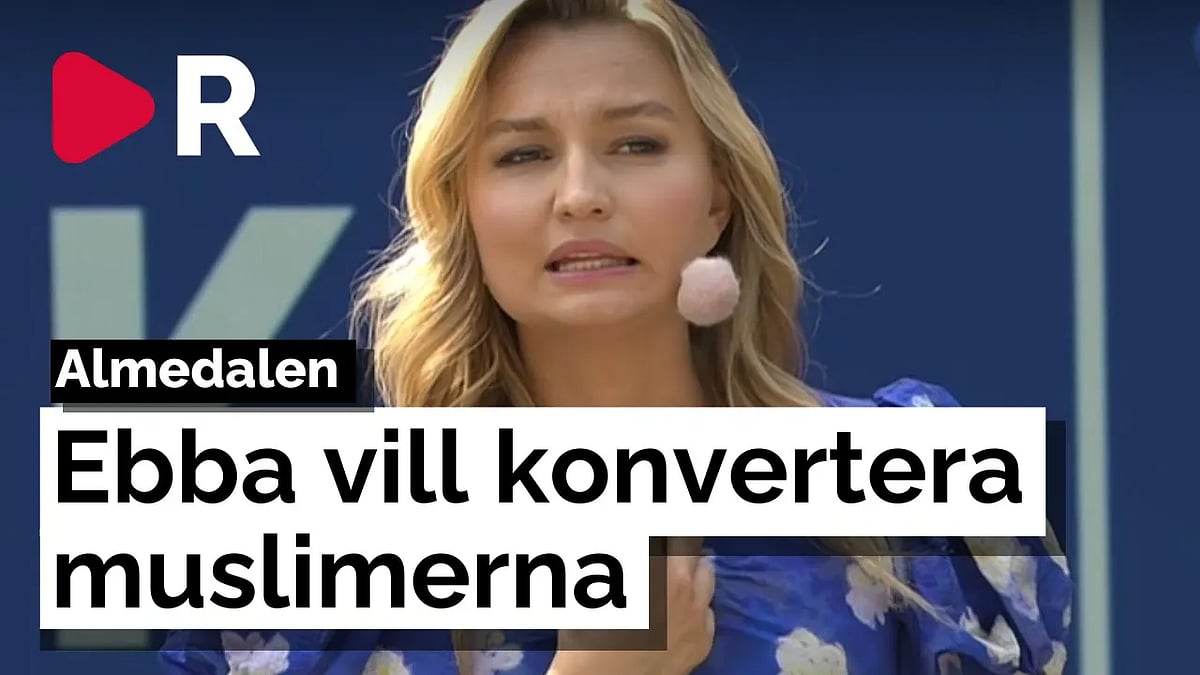 LIVE: Riks kommenterar Ebba Busch tal i Almedalen