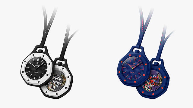 Audemars Piguet x Swatch Royal Pop: Bioceramic Pocket Watch Collection ...