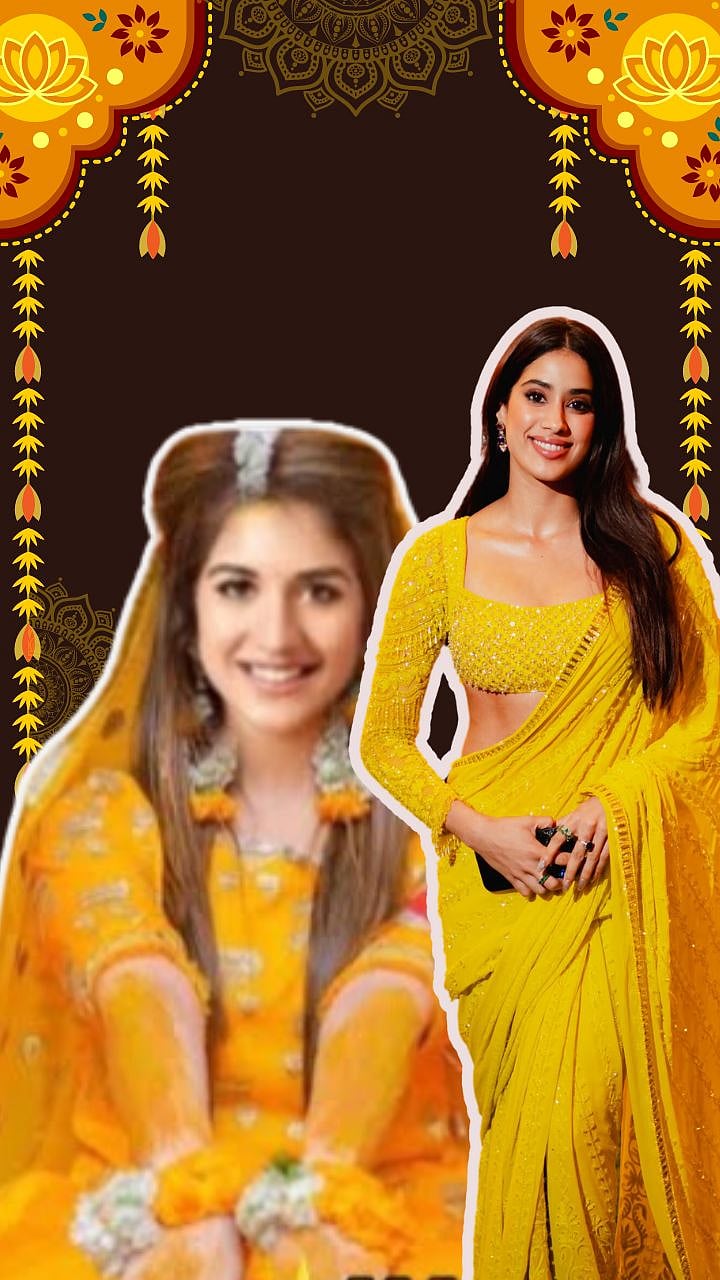 Anant & Radhika Haldi Ceremony: लग्न राधिकाचं चर्चा मात्र जान्हवीची ...