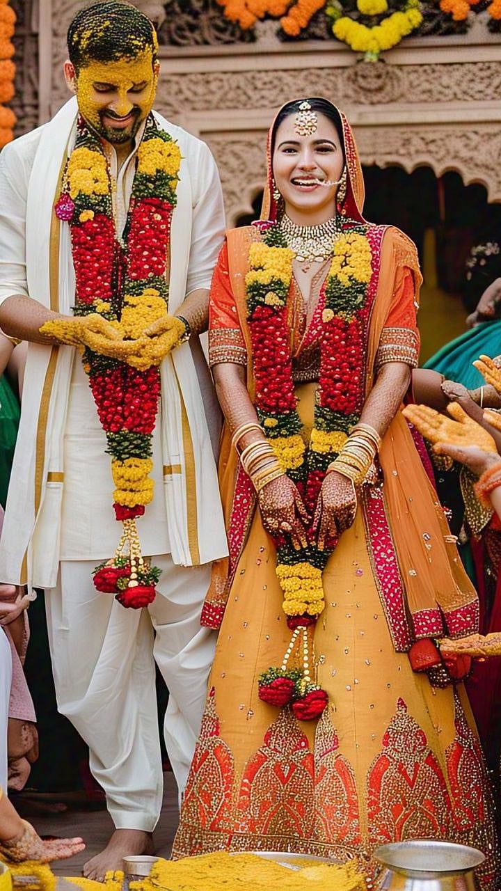 Marriage: लग्नाआधी नवरा नवरीला हळद का लावतात?| why is haldi ceremony ...