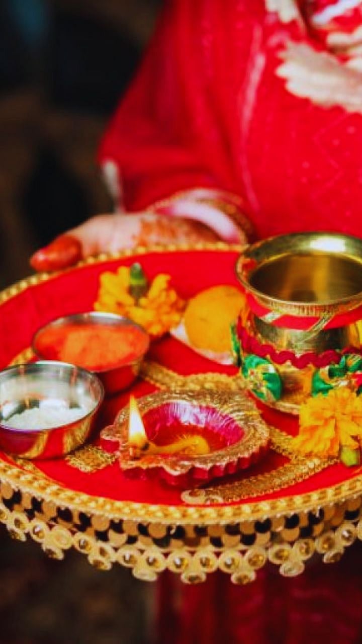 Navratri 2025 : देवीची ओटी भरताना 'या' वस्तू पूजेच्या ताटात असायलाच ...