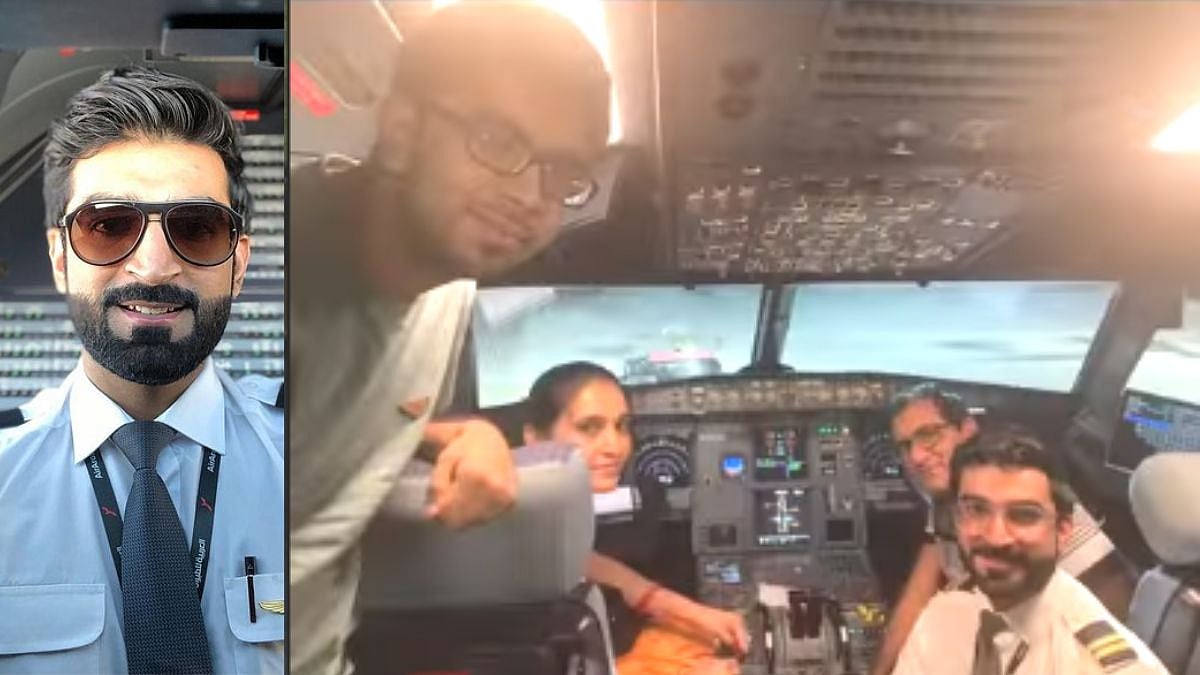 Pilot Kamal Kumar Viral Video | मुलगा ज्या फ्लाइटचे उड्डाण करत होता ...