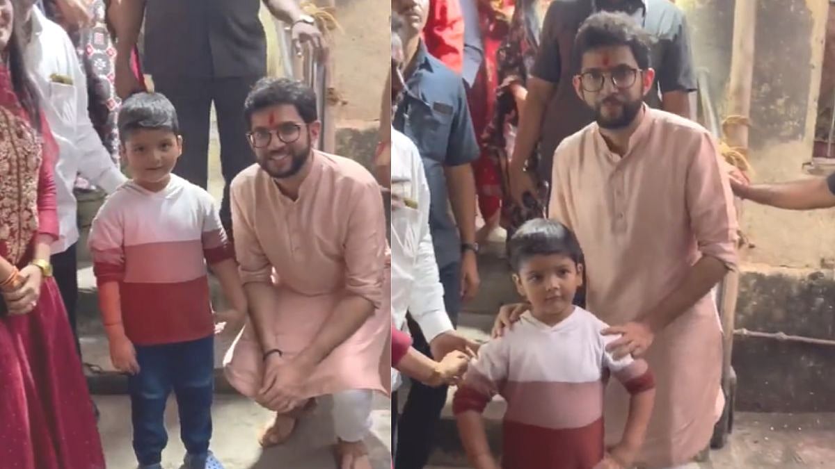 Aditya Thackeray|'शिवसेना तुम आगे बढो...'; आदित्य ठाकरेंना पाहताच ...