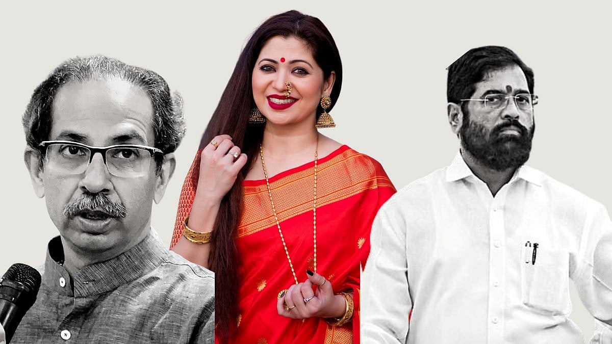 Deepali Sayed Latest News | दिपाली सय्यद नेमक्या कुणाकडून? रांगोळीतून ...