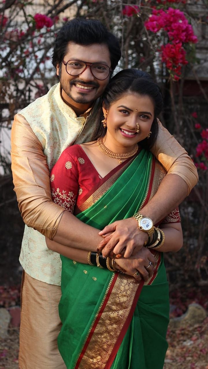 'भाग्य दिले तू मला', राज-कावेरीच्या साखरपुड्यातील खास अंदाजातील रोमँटिक ...