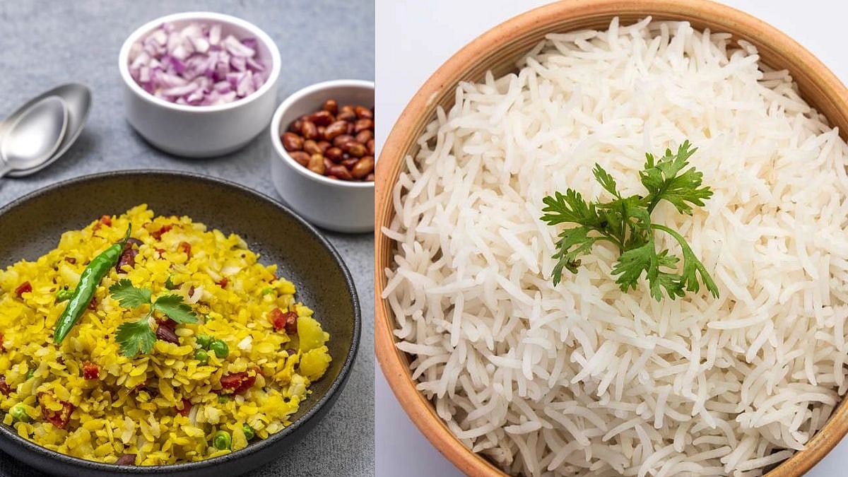 Healthy Food| पोहे की भात? आरोग्यासाठी काय आहे अधिक फायदेशीर? : pohe vs ...
