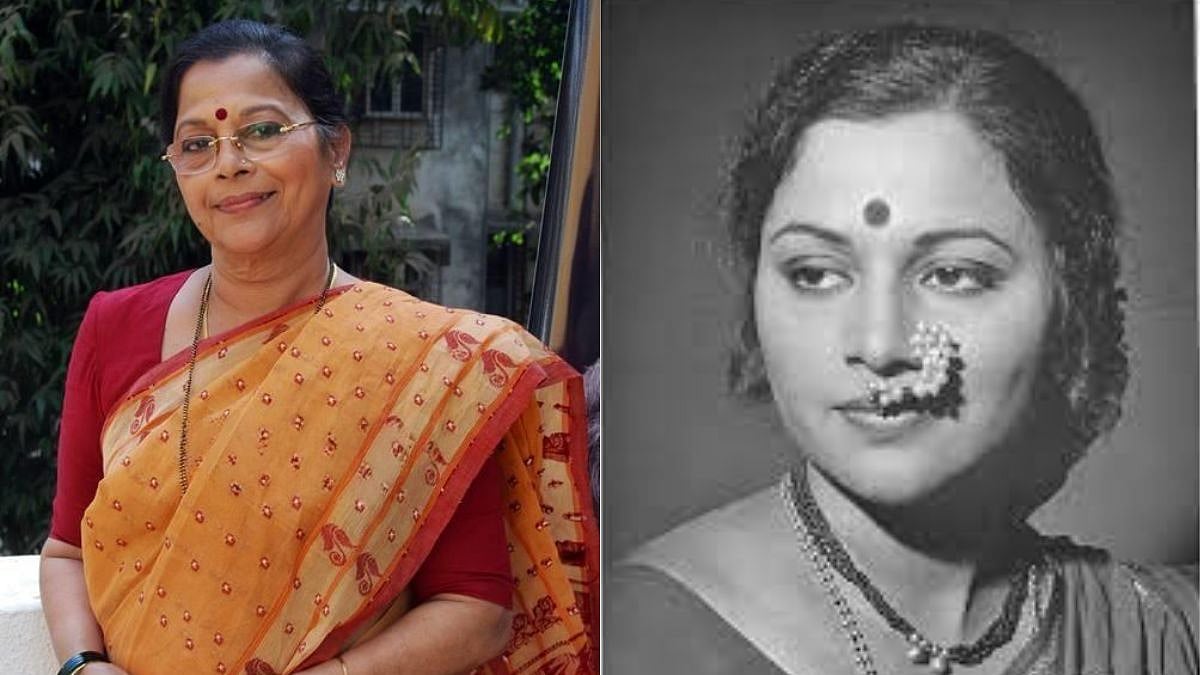 ज्येष्ठ अभिनेत्री सीमा देव अनंतात विलिन, आईला मुखाग्नी देताना मुलांना ...