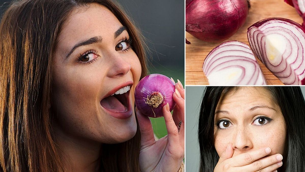 Smell Coming From Eating Onions : कांदा खाऊन येतोय तोंडाला वास? या 3 ...