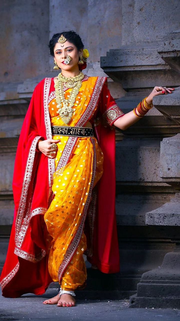 Marathi Actress: अस्सल मराठमोळा रुबाब; अभिनेत्रीच्या रॉयल फोटोशूटची ...