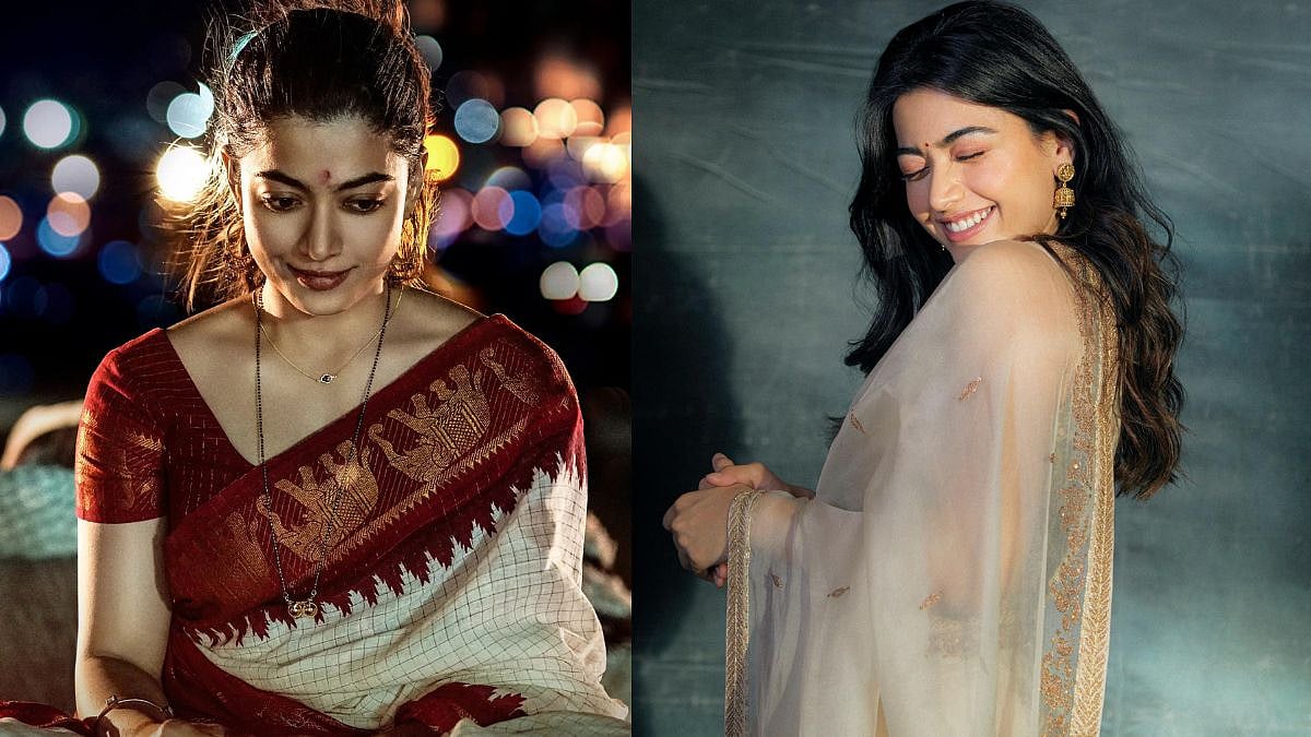 Rashmika Mandanna Animal Movie Look: ‘ॲनिमल’मधली सोज्वळ ‘गीतांजली ...
