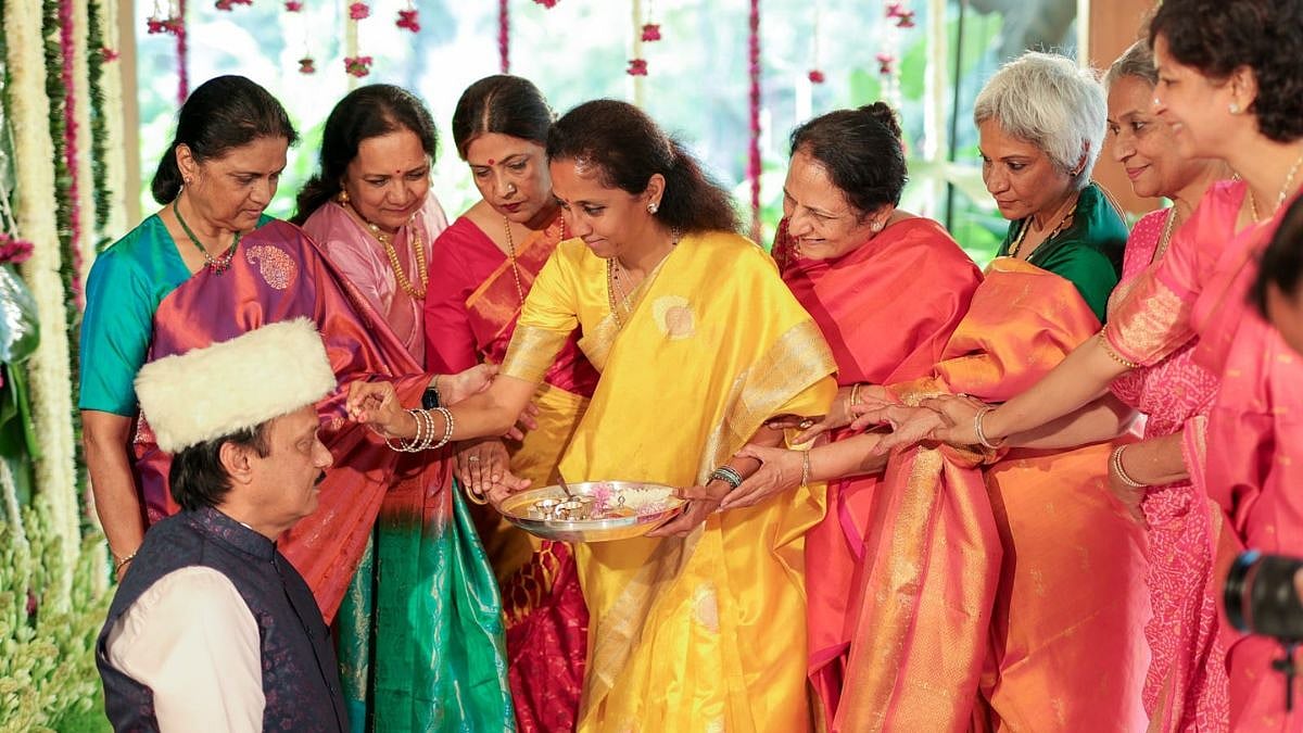 Supriya Sule Bhaubij Celebration: ओवाळीते भाऊराया! गटाचा वाद विसरून ...