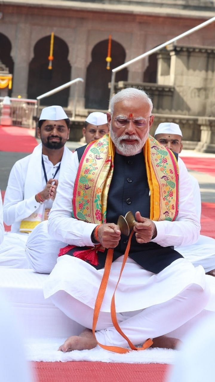 PM Narendra Modi Nashik Visit: राम कृष्ण हरी! PM मोदी राम भजनात रंगले ...