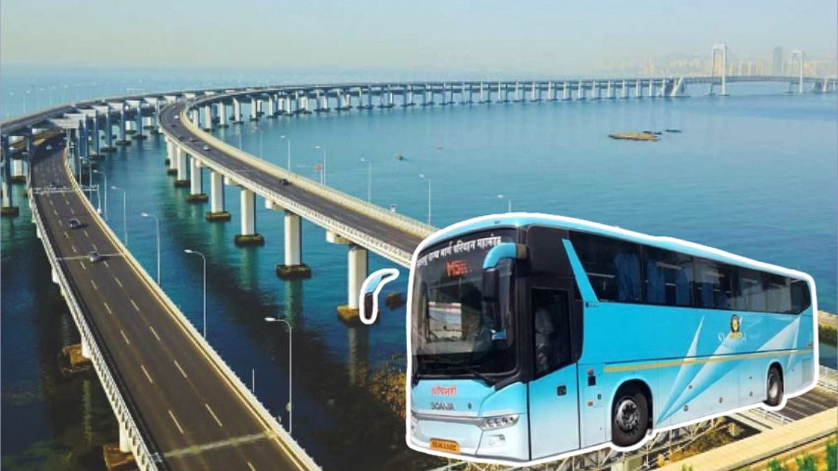 Shivseri Bus on Atal Setu : अटल सेतूवरुन आजपासून शिवनेरी धावणार ...